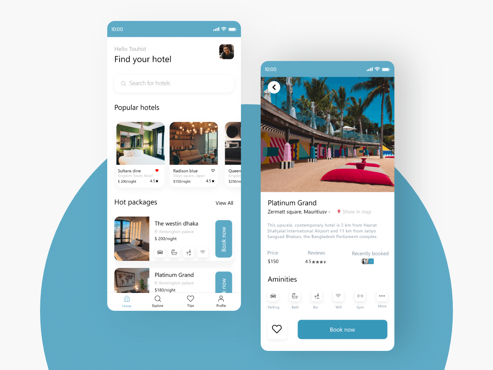 Hotel Booking App Ui In Flutter Gambaran